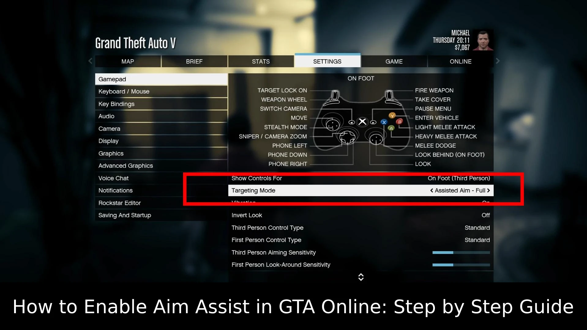How to Enable Aim Assist in GTA 5 Online: Step by Step Guide - GTA 5